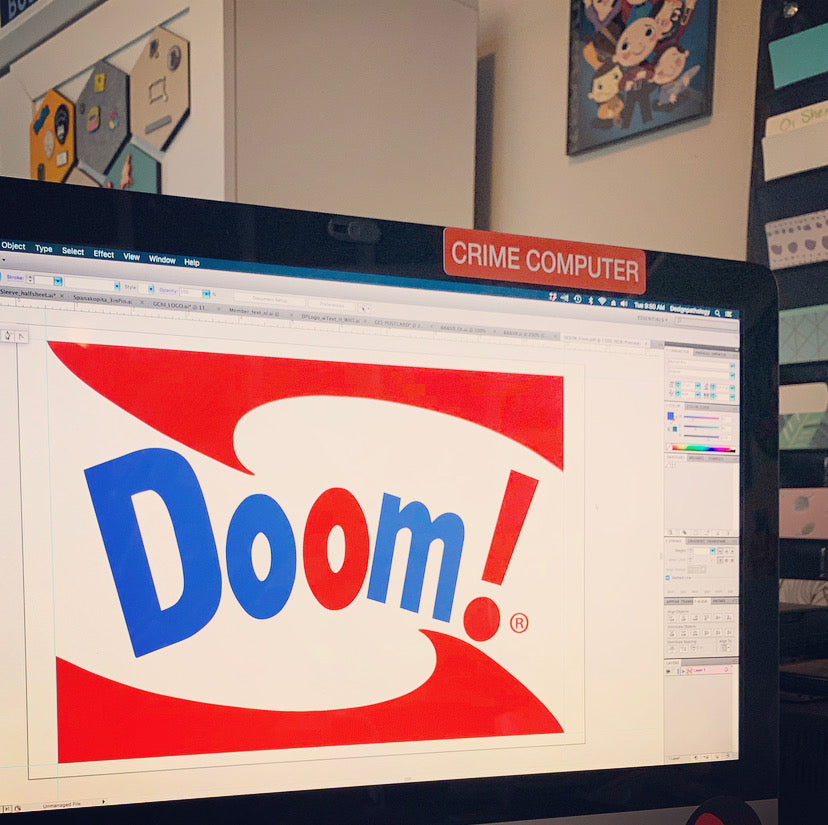 Crime Computer Vinyl Stickers – Guild of Charitous Intent